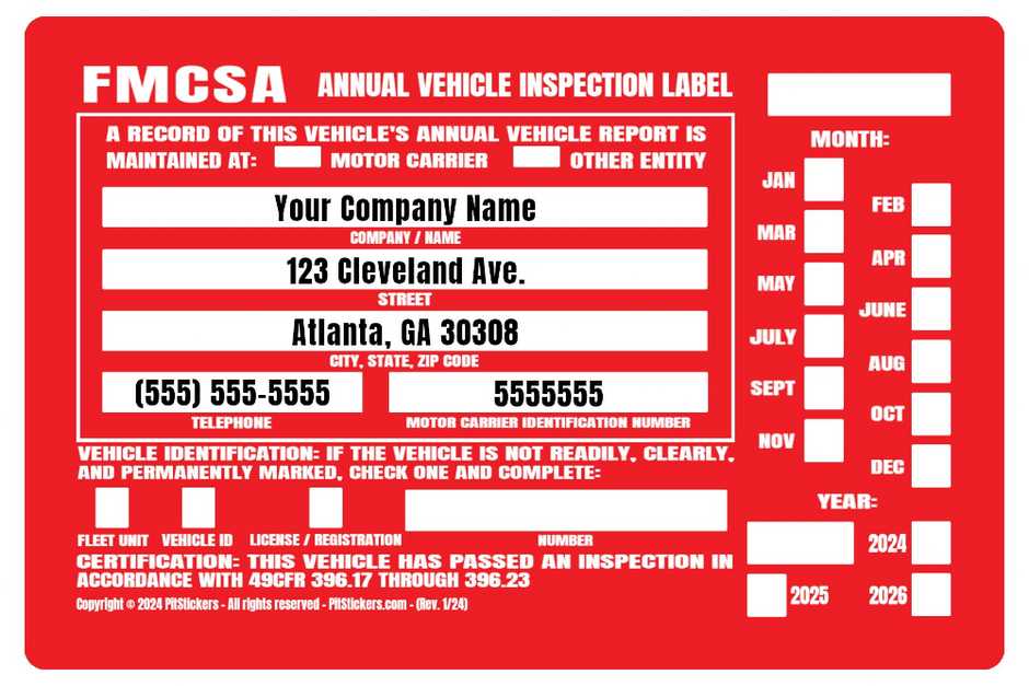 Durable vinyl race track stickers & race car number decals – PitStickers